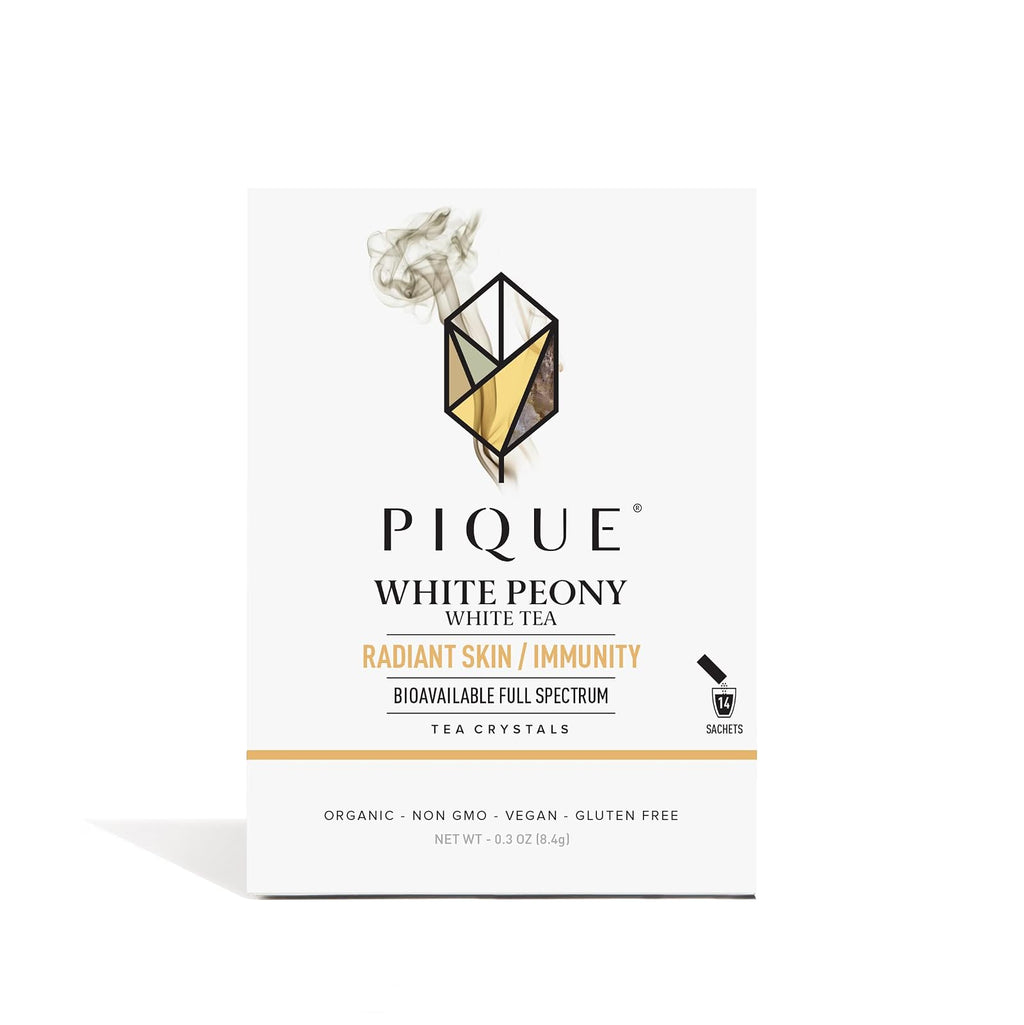 Pique organic white peony tea crystals