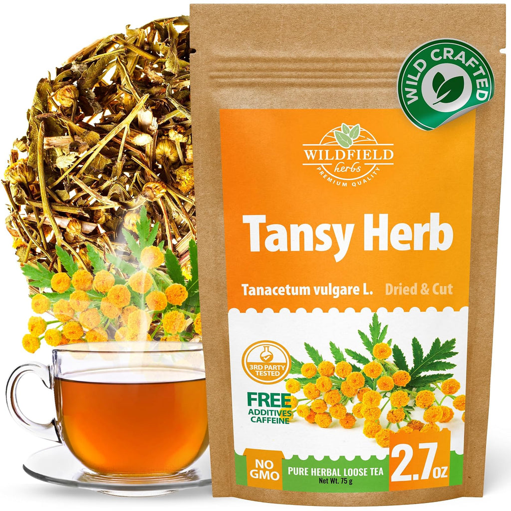 Pishma Herbal dried tansy flowers tea