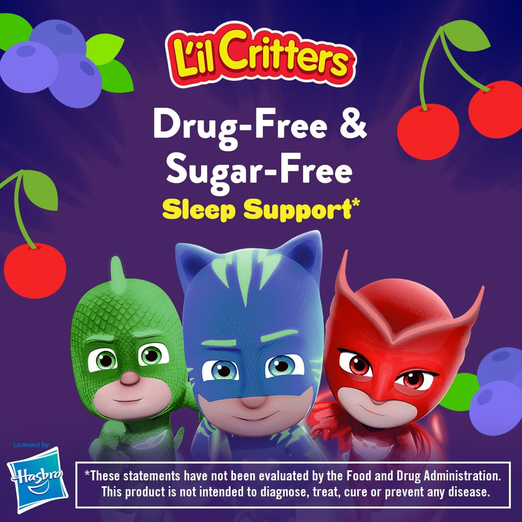 PJ Masks melatonin gummies for bedtime