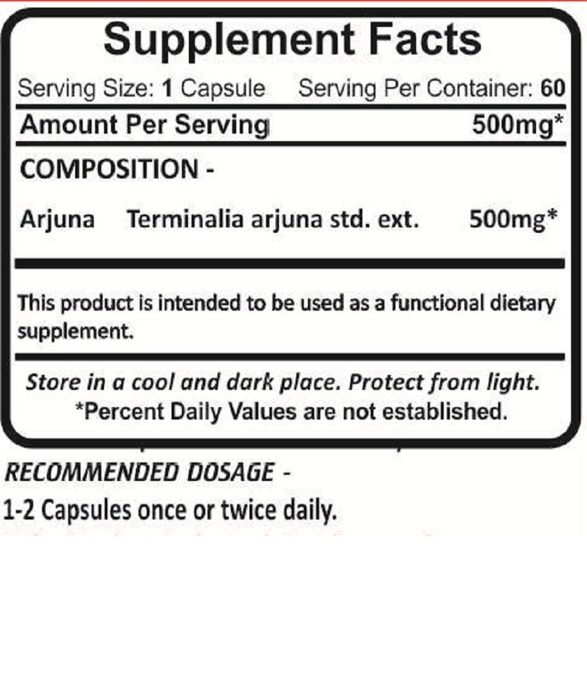 Planet Ayurveda Arjuna for cardiovascular support