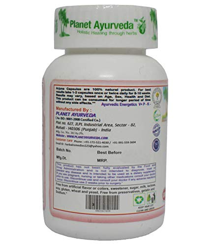 Planet Ayurveda Arjuna veg capsules