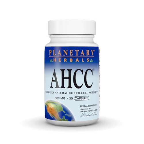 Planetary Herbals AHCC 500 mg capsules