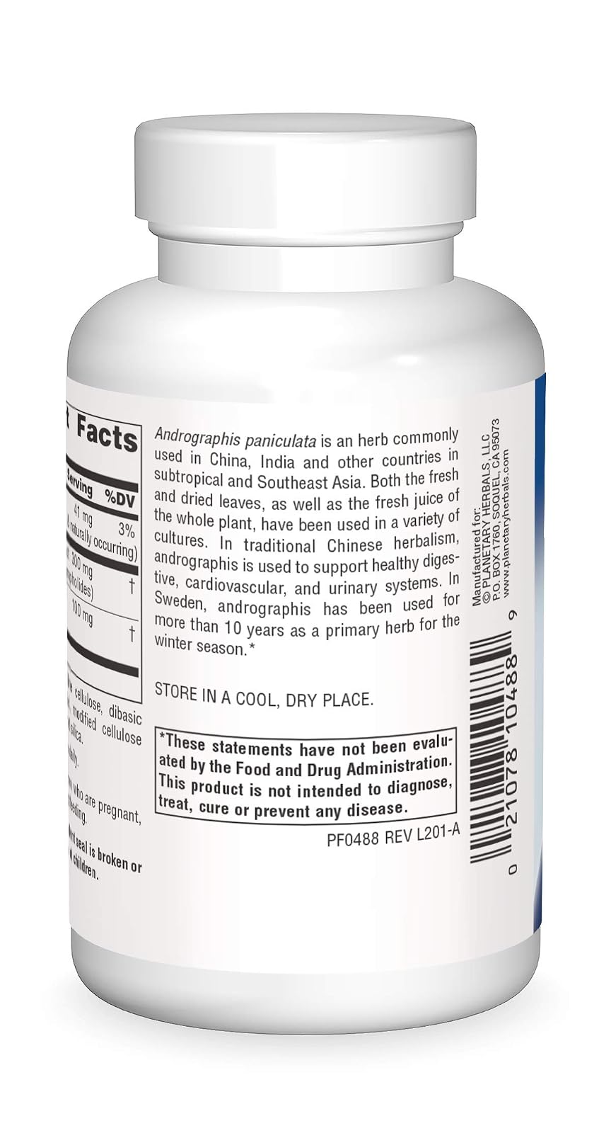 Planetary Herbals Andrographis 400 mg tablets