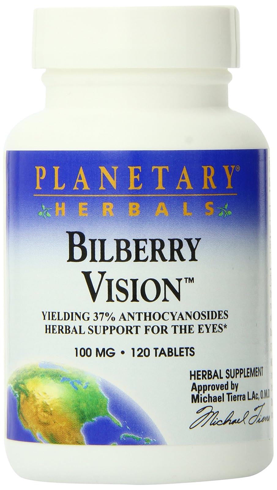 Planetary Herbals Bilberry for better vision