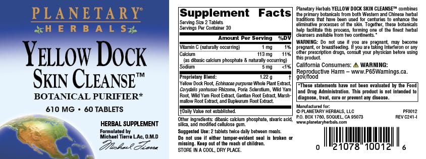 Planetary Herbals detox tablets