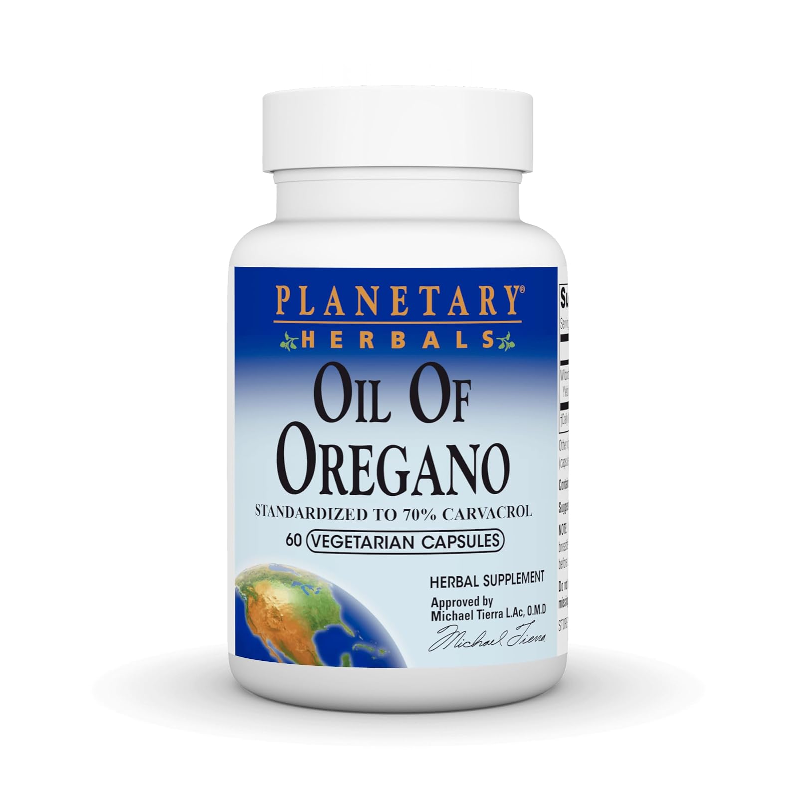 Planetary Herbals oregano oil capsules