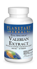 Planetary Herbals Valerian Extract tablets for relaxation
