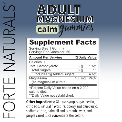 plant-based adult magnesium for energy