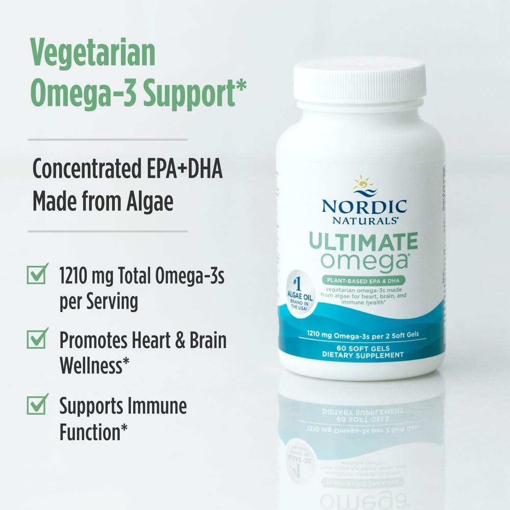 plant-based algae omega 3 supplement