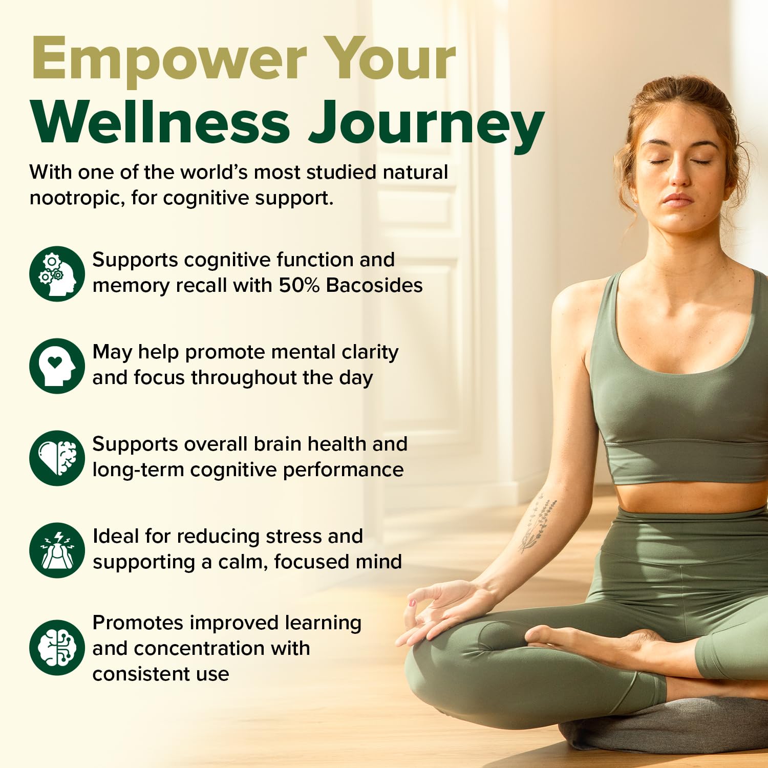 plant-based Bacopa Monnieri supplement