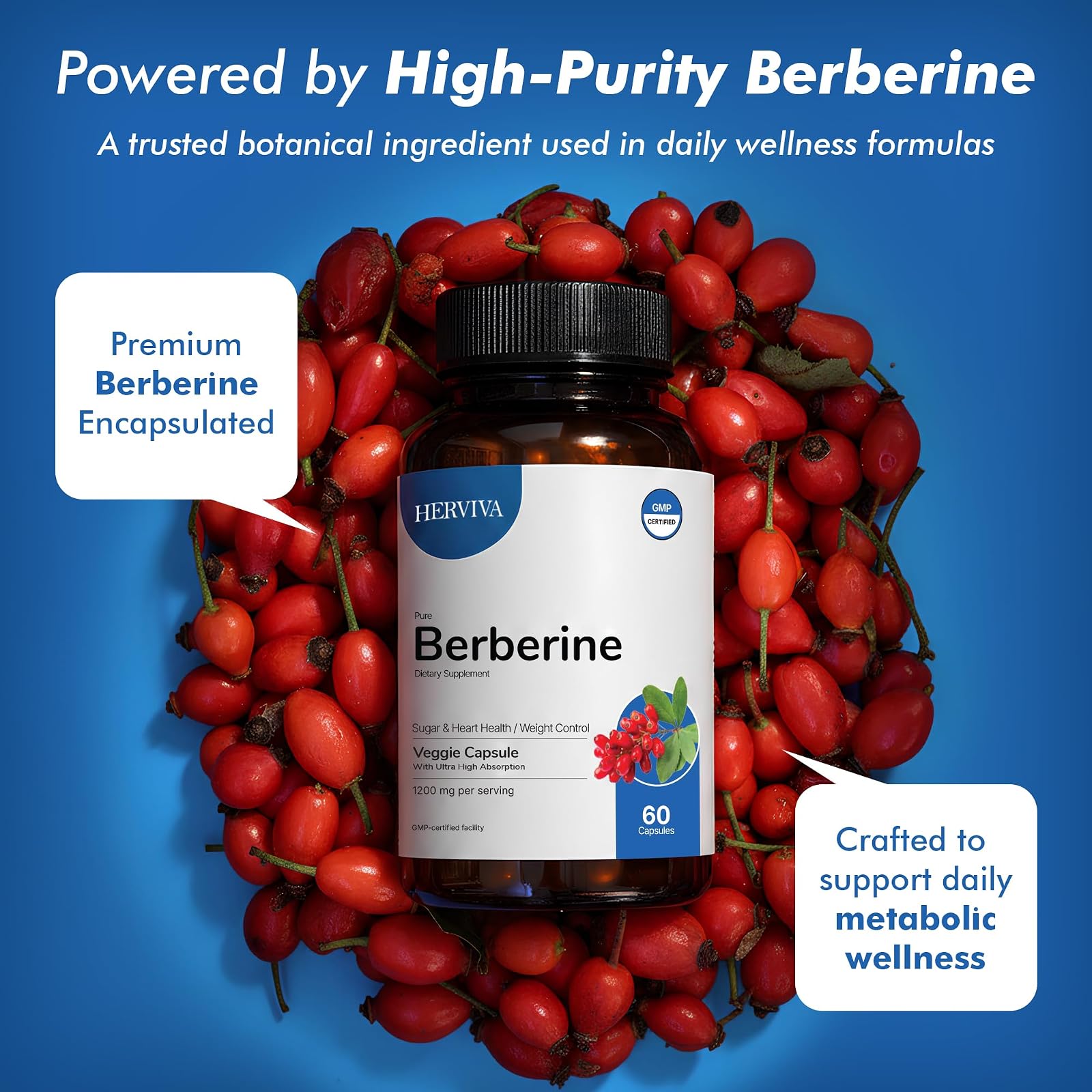 Plant-based Berberine for digestive health