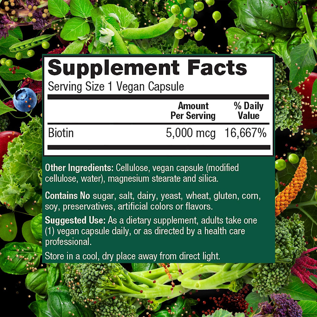 plant-based biotin for energy support