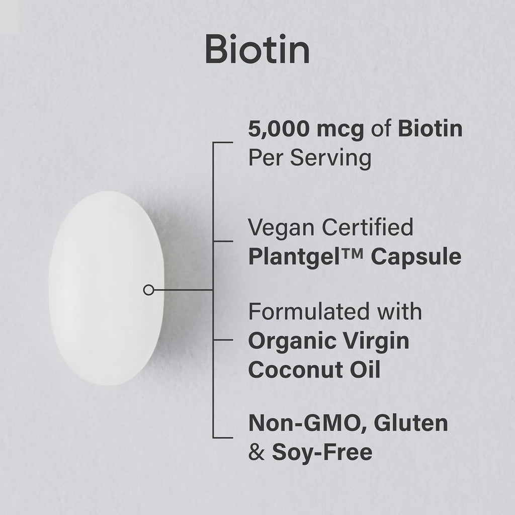 plant-based biotin supplement capsules