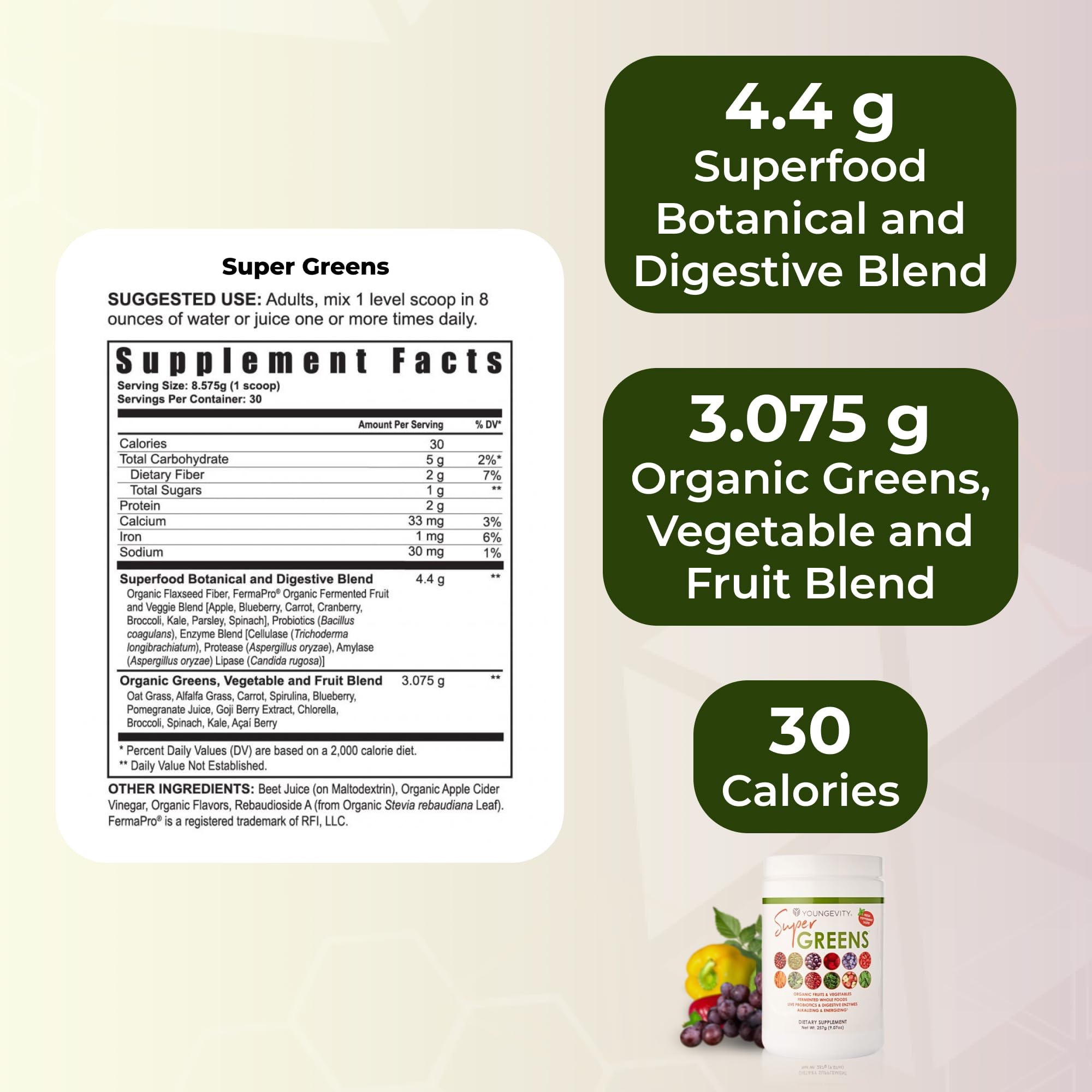 plant-based blended vitamin formula