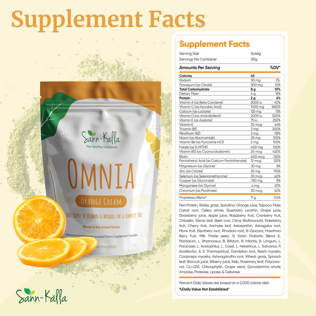 plant-based blended vitamin formula