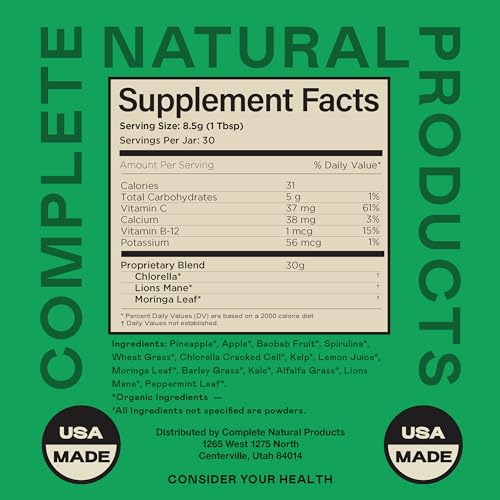 plant-based blended vitamin & mineral supplements