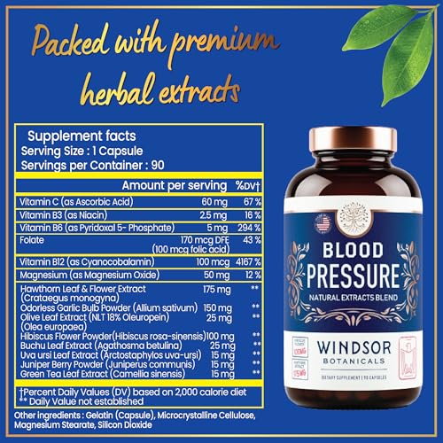 plant-based blood pressure support formula