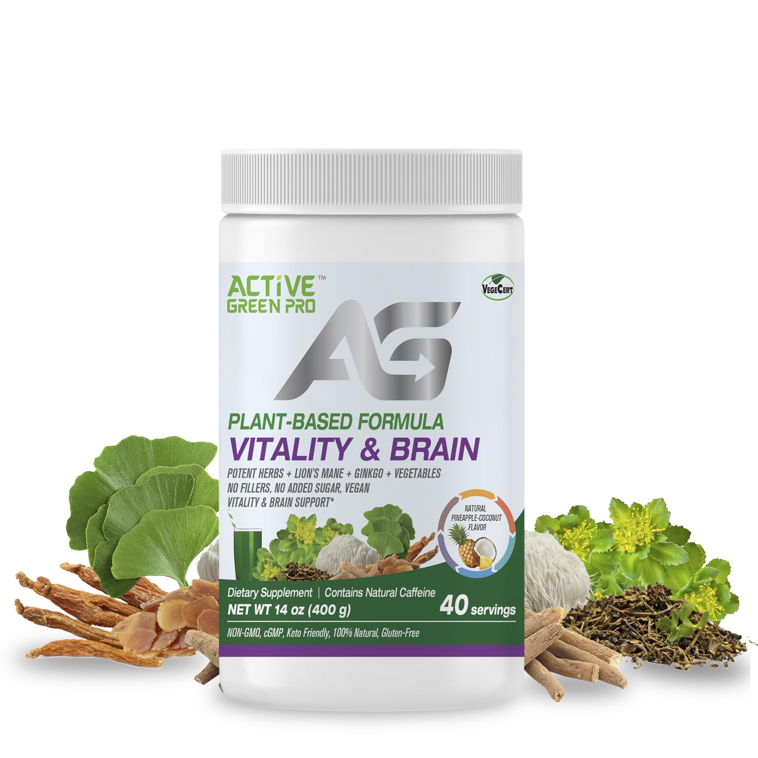 plant-based brain health powder