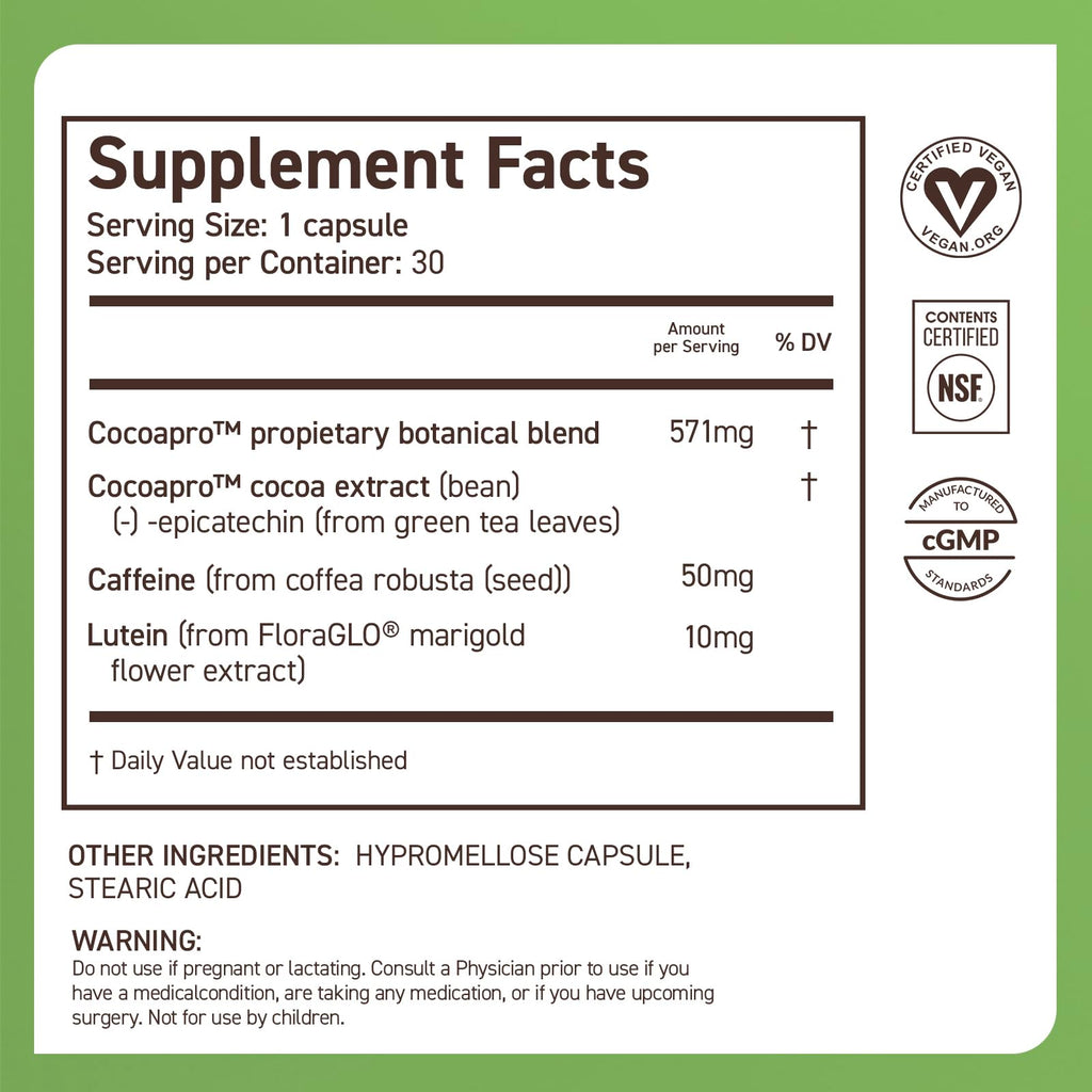 Plant-based brain supplement for students