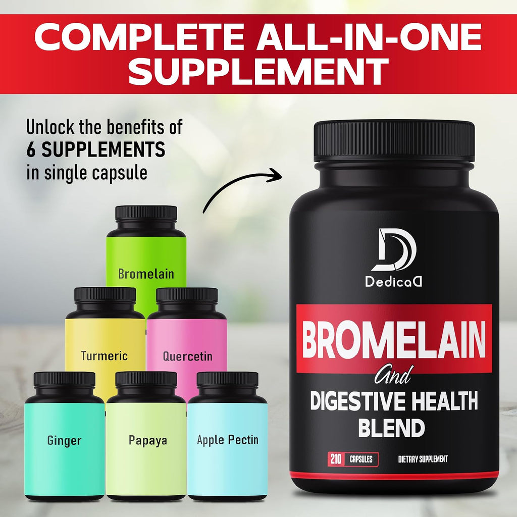 plant-based bromelain for digestive comfort