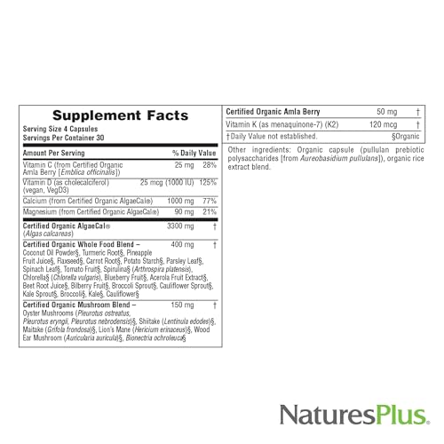 plant-based calcium and magnesium blend