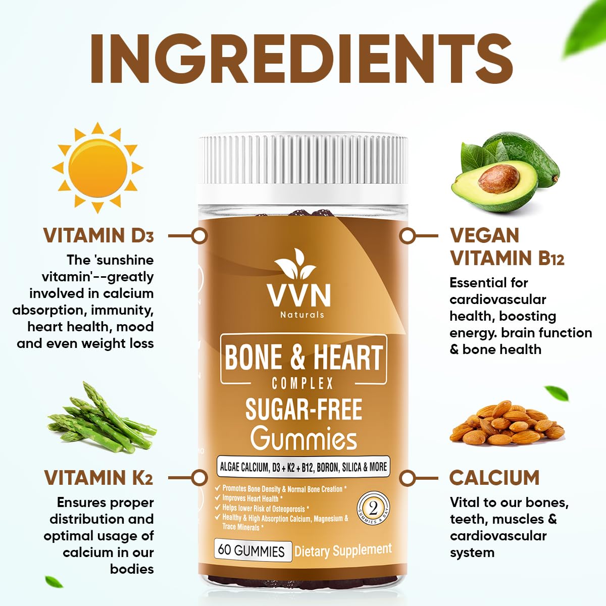 plant-based calcium for healthy bones