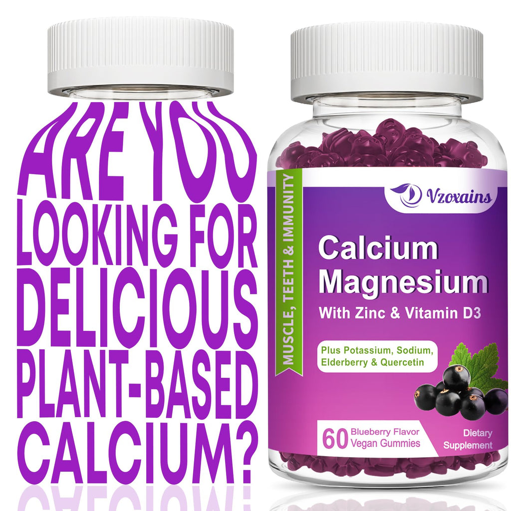 plant based calcium gummies for strong bones