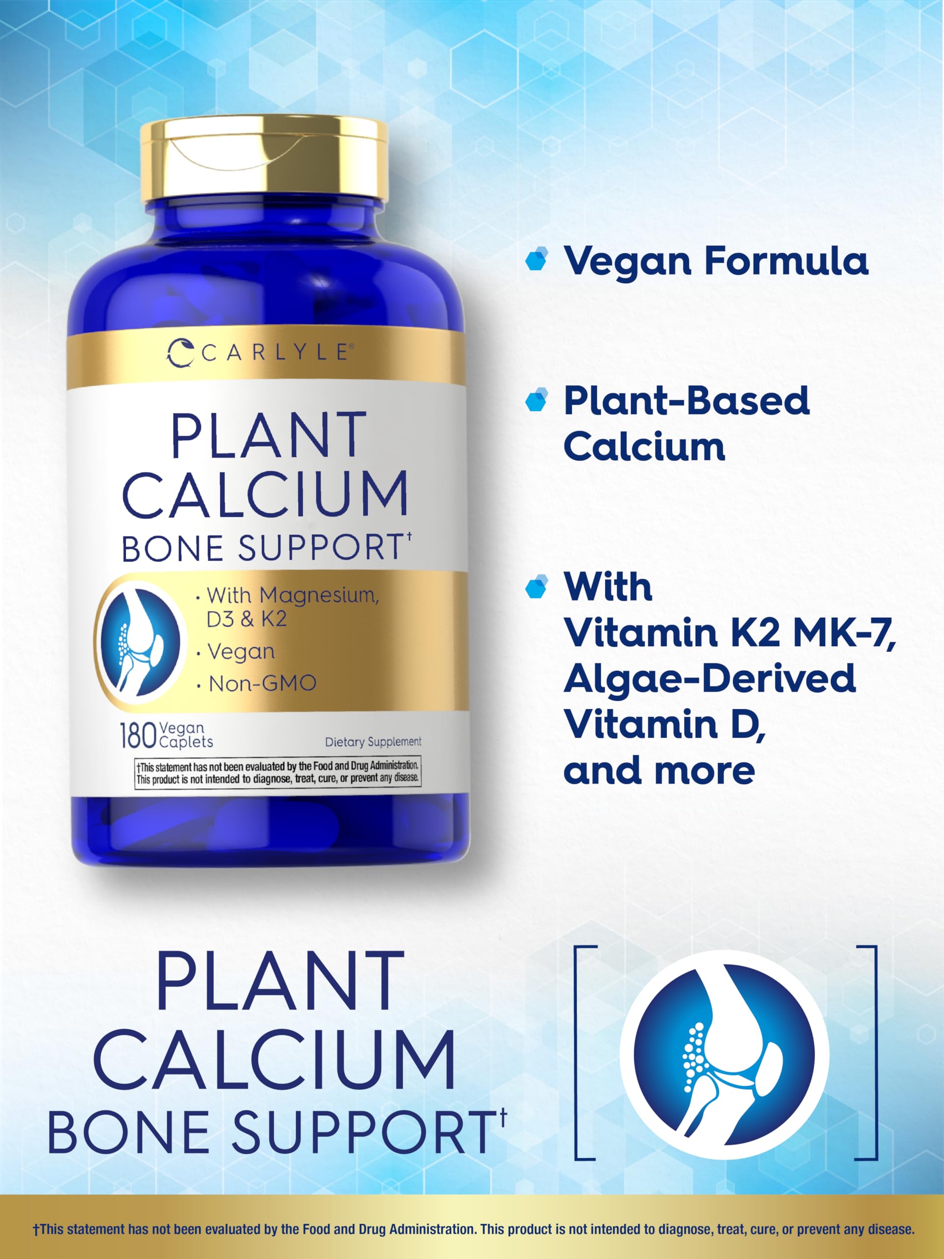 Plant-based calcium with D3 benefits
