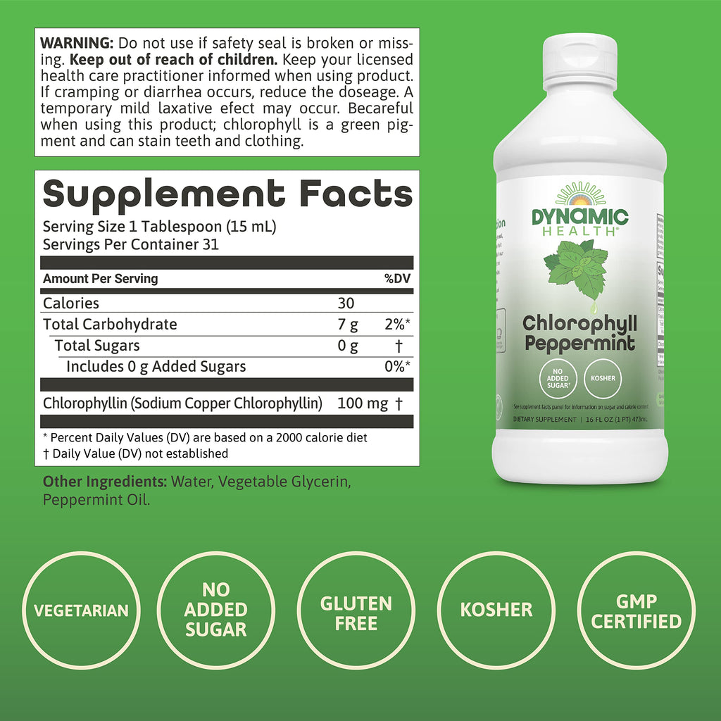 plant-based chlorophyll for cleansing