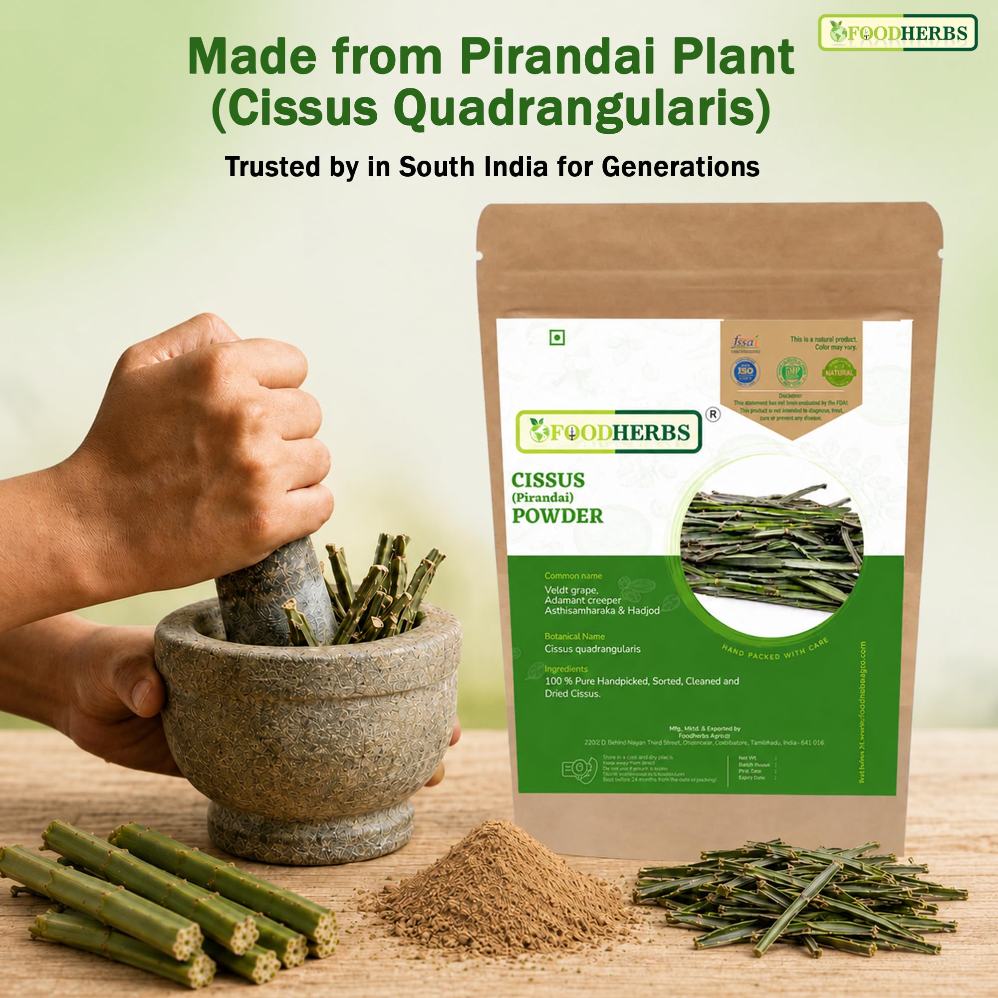 plant-based cissus quadrangularis for strength