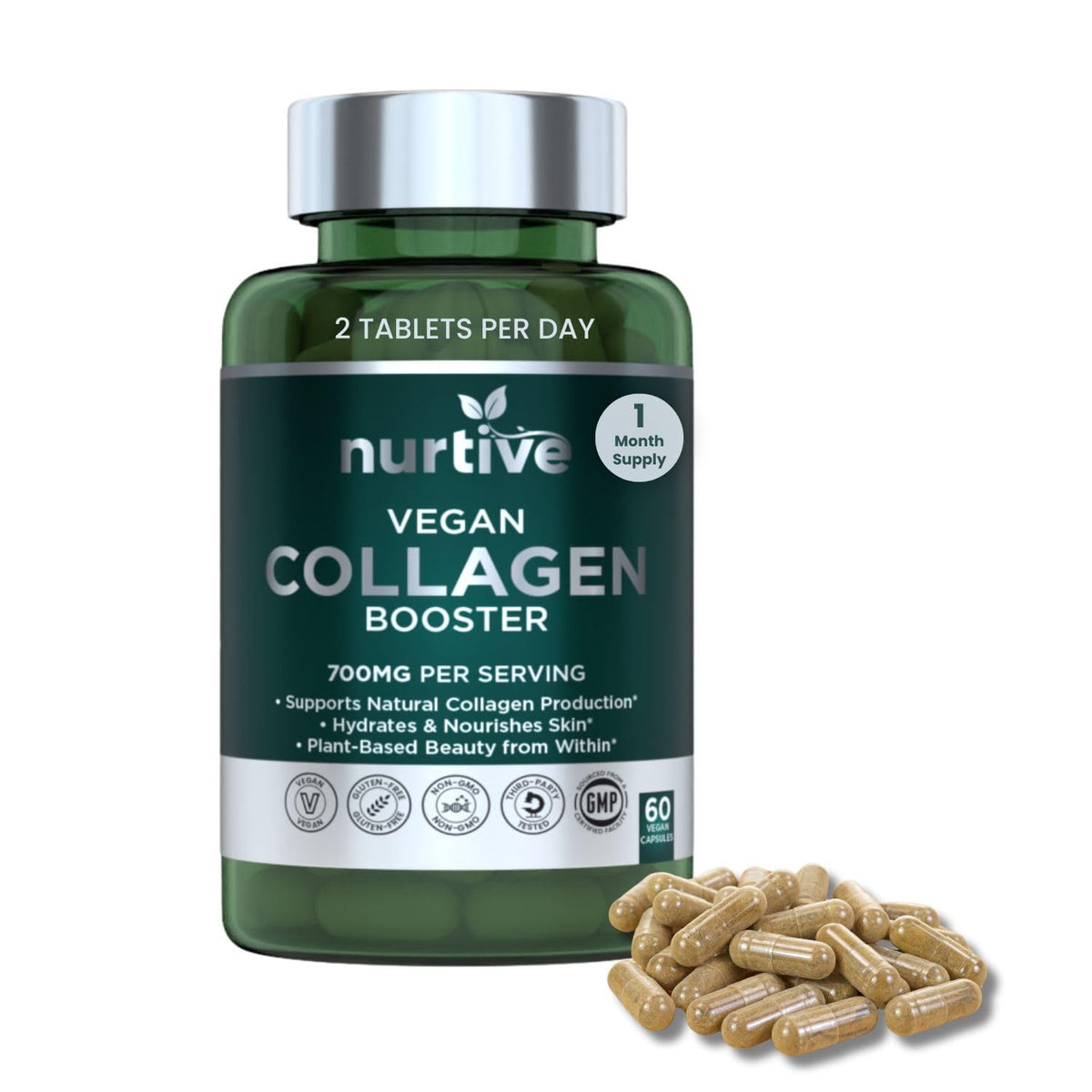 plant-based collagen booster capsules