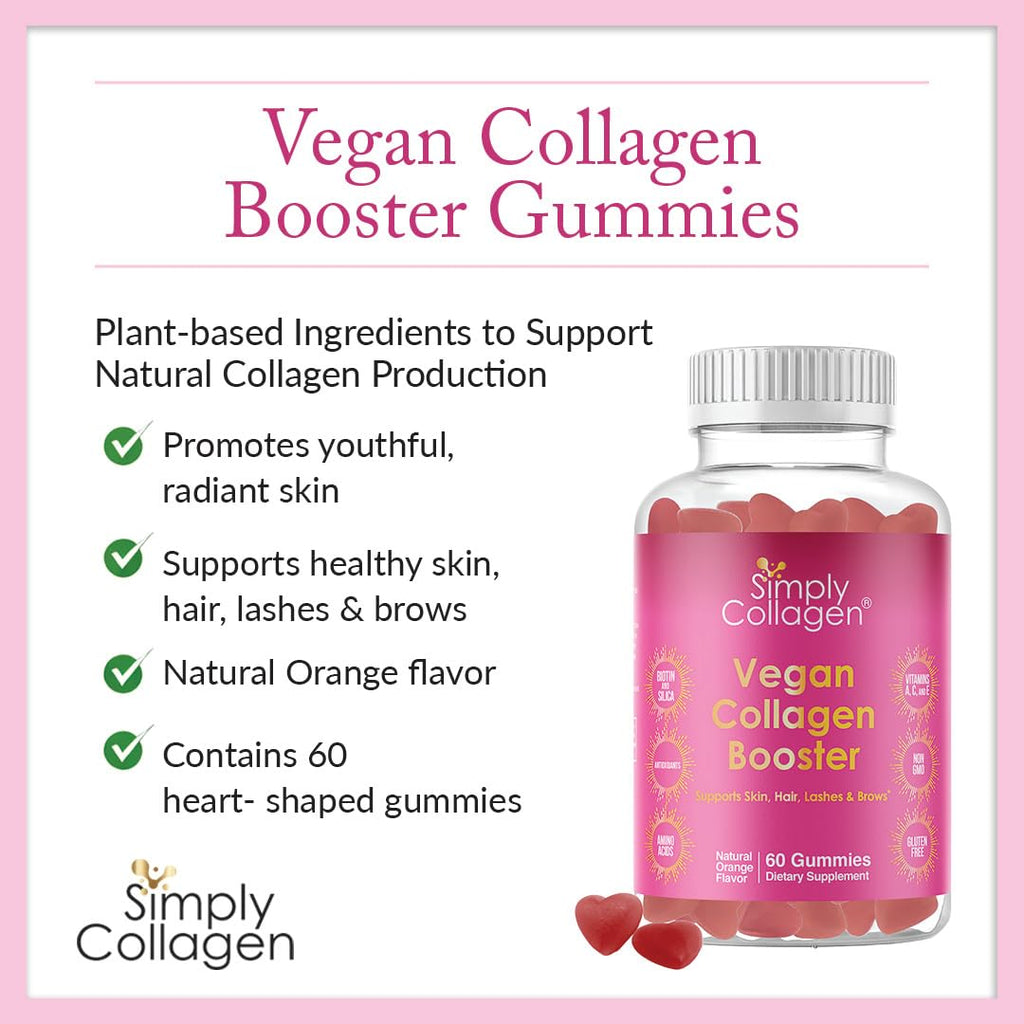 Plant-based collagen gummies for hair