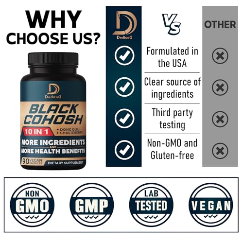 plant-based DEDICAD Black Cohosh capsules