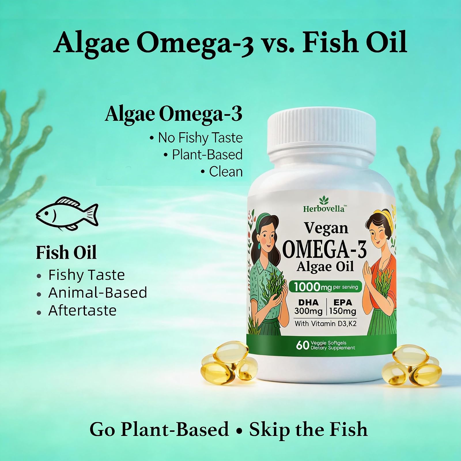 Plant-based DHA for health