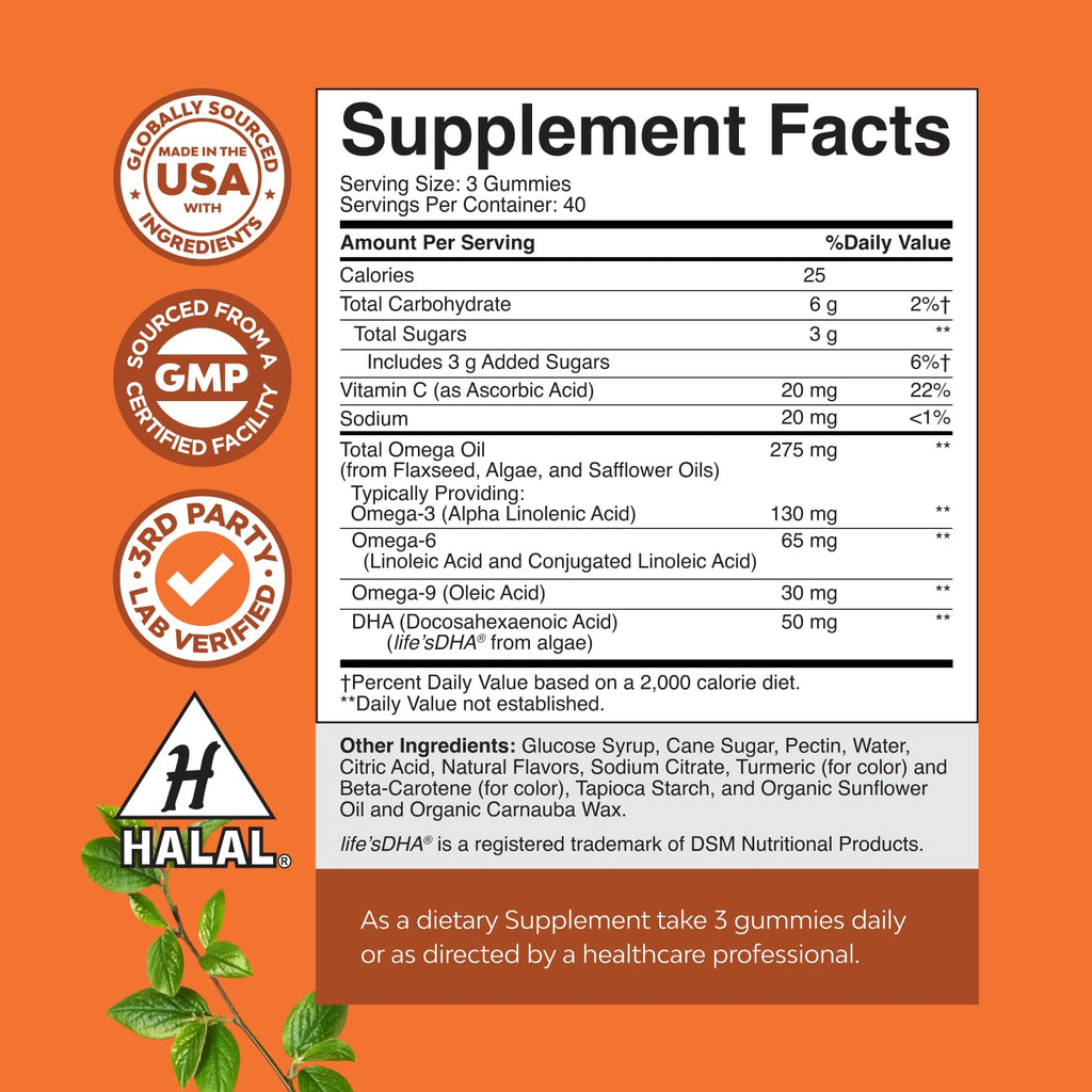 plant-based DHA gummies for wellness