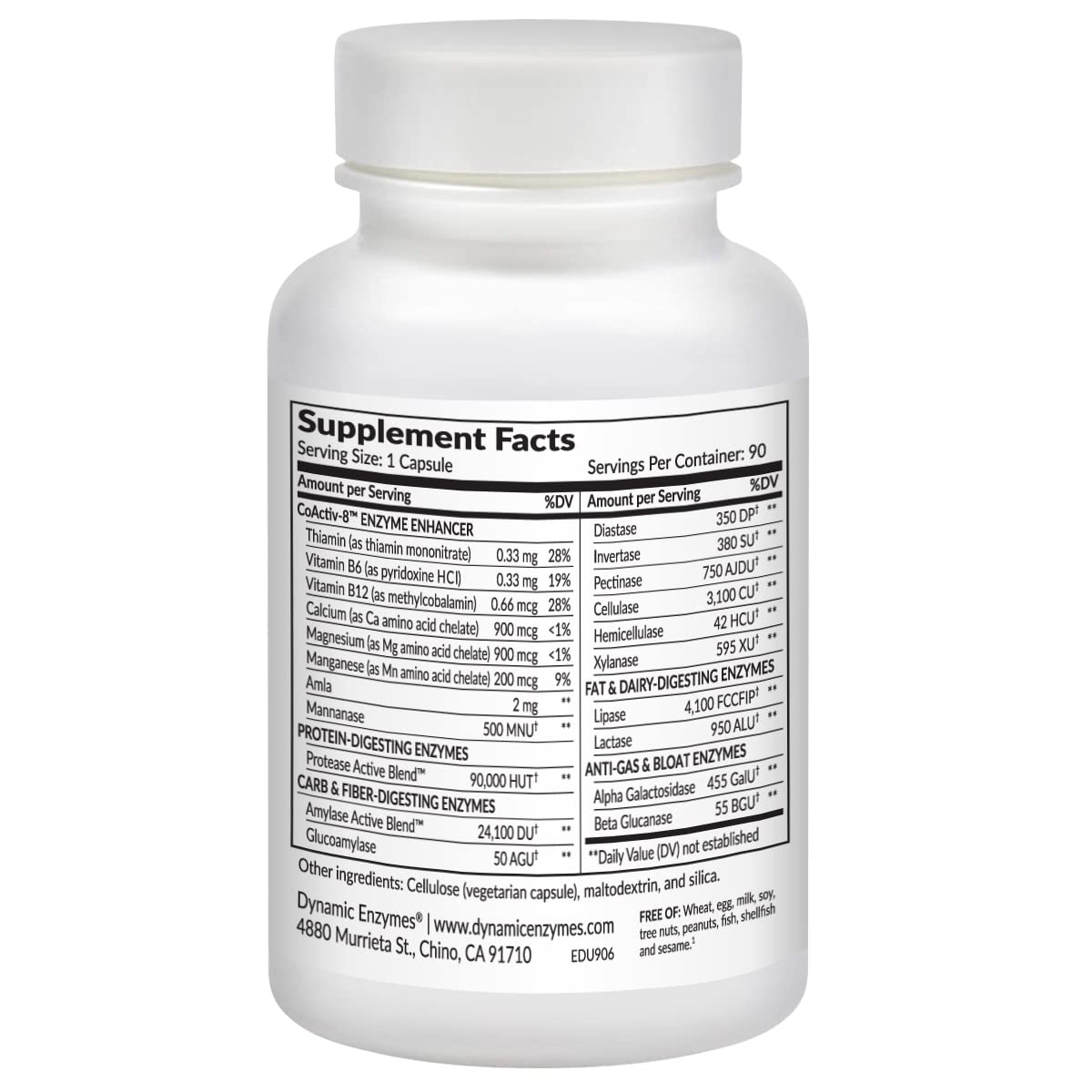 plant-based digestive enzymes supplement