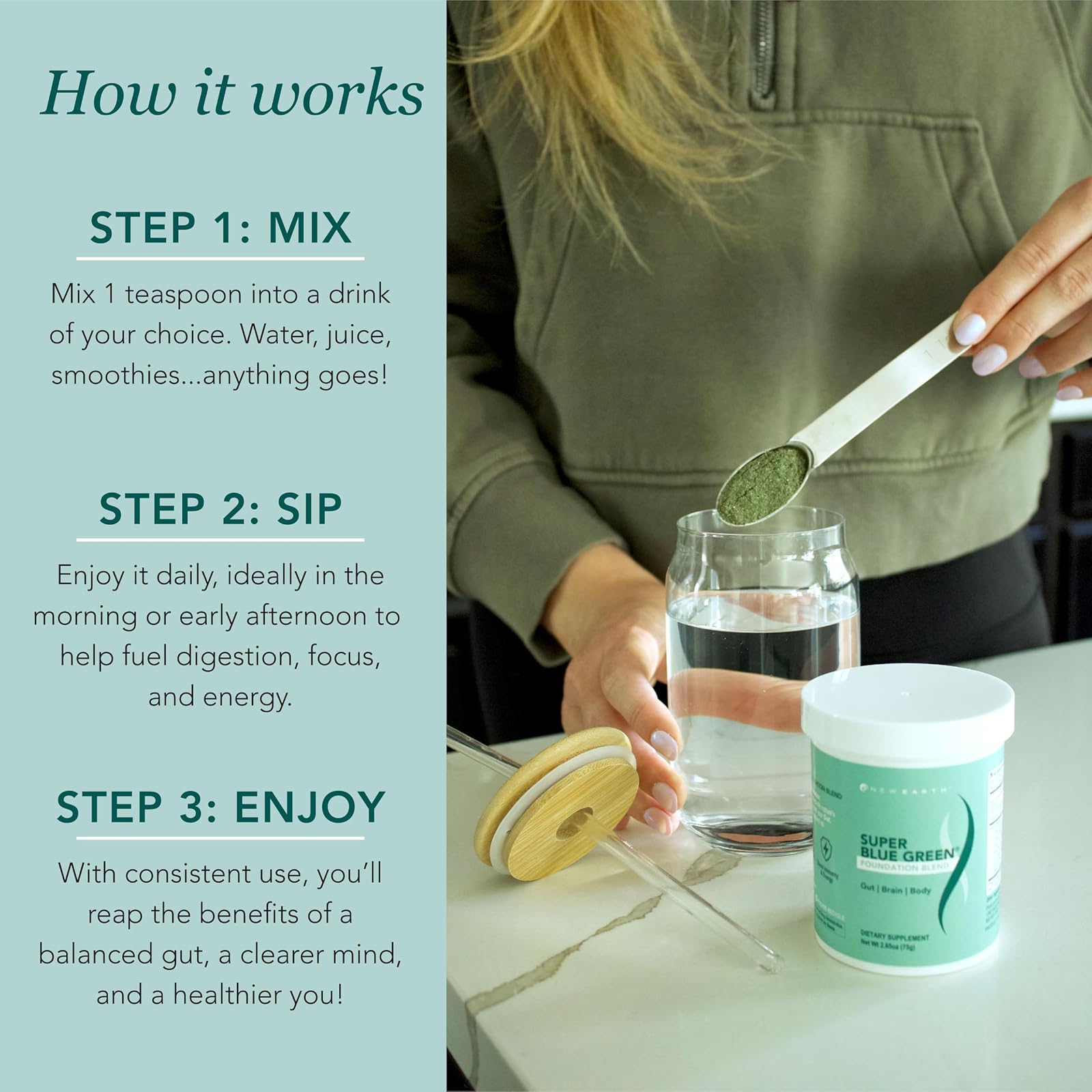 plant-based digestive health powder