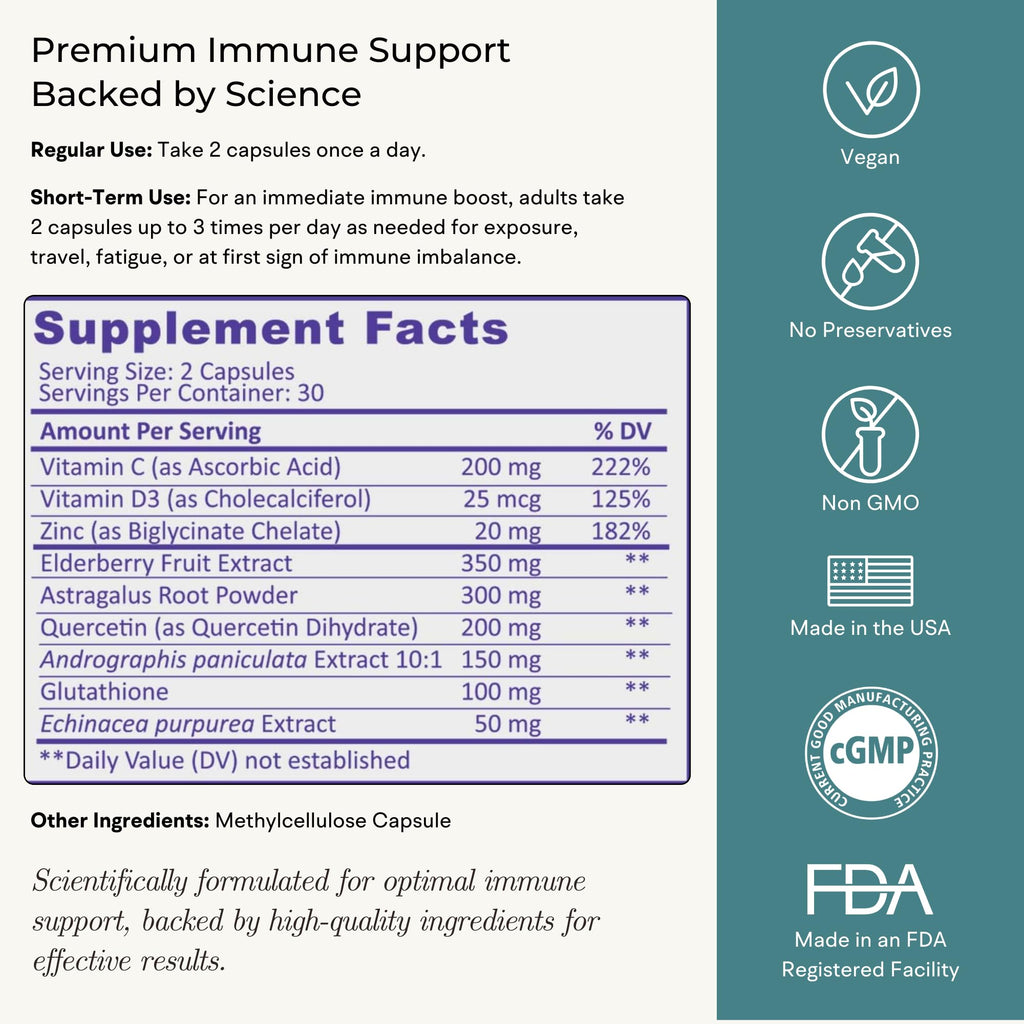 plant-based elderberry immune booster