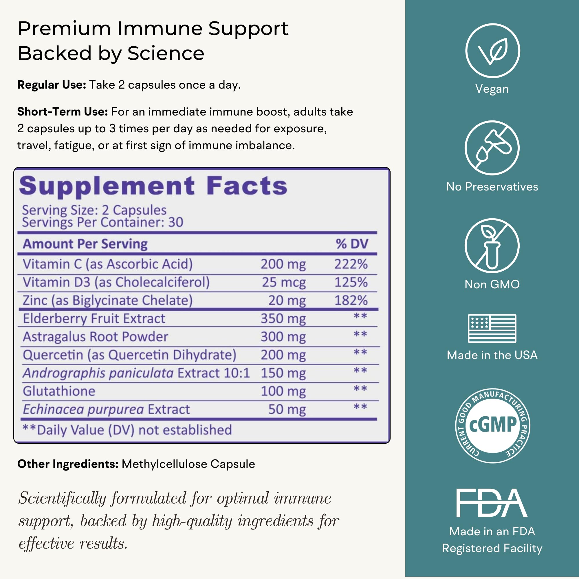 plant-based elderberry immune booster