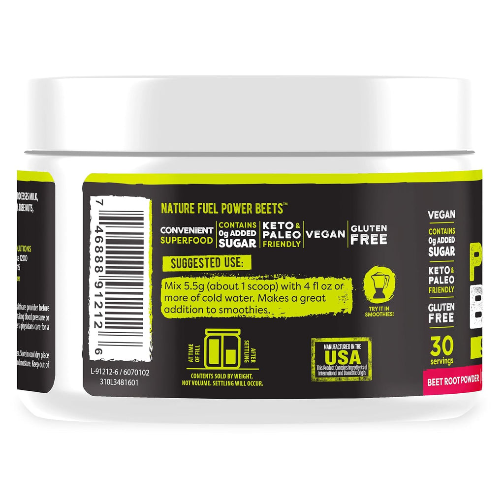 plant-based energy from beet root