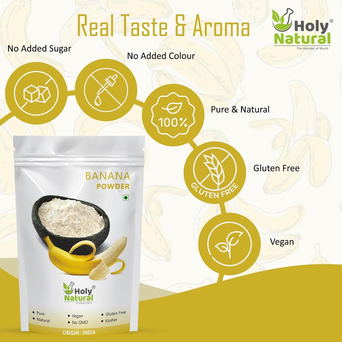 plant-based energy with banana powder