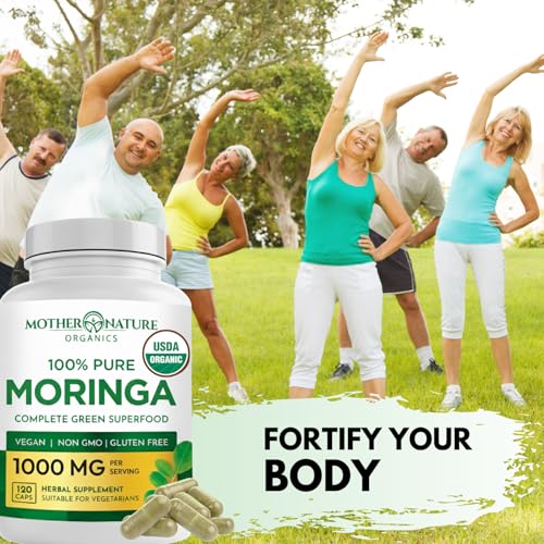 plant-based energy with moringa capsules