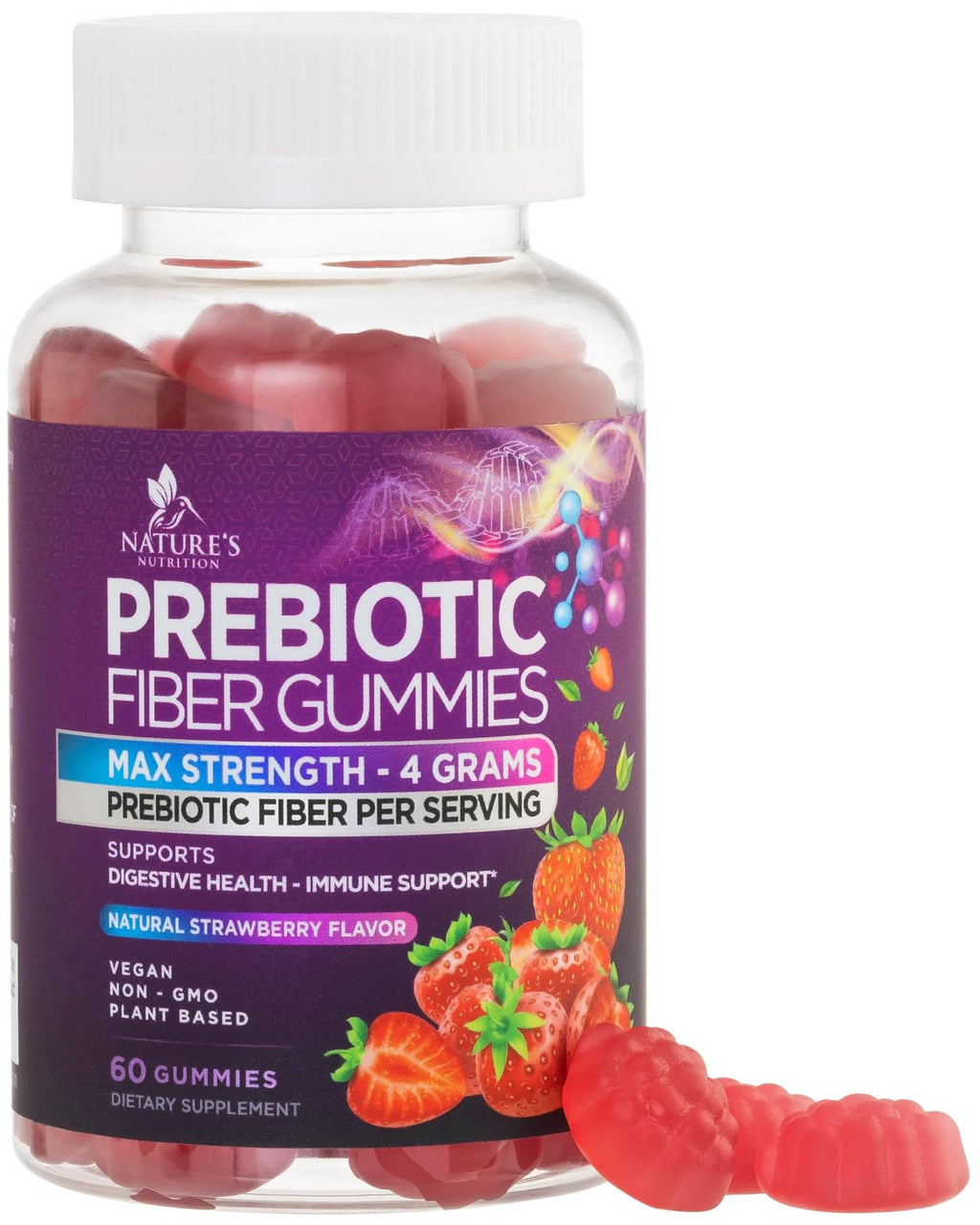 plant based fiber gummies for digestion