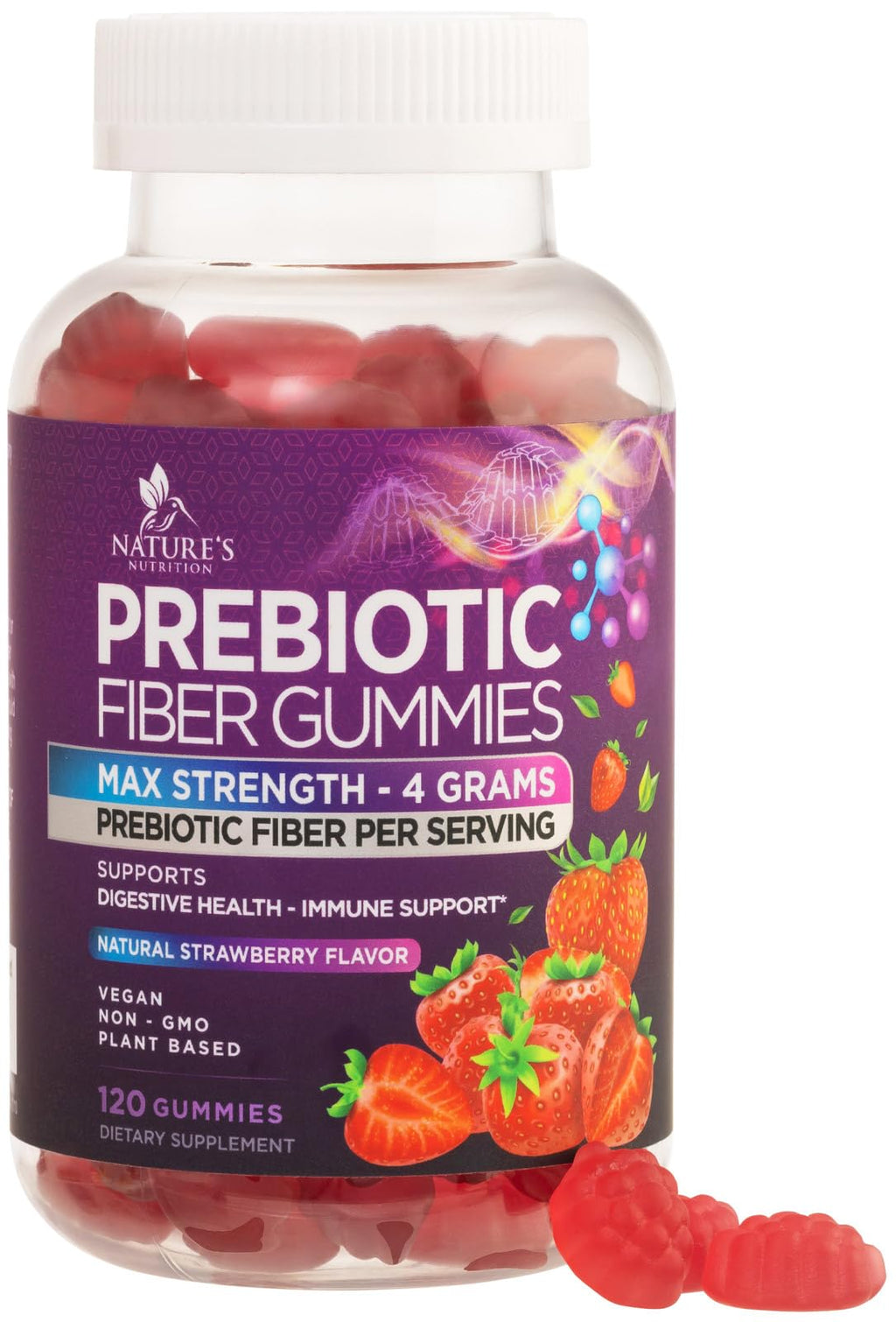 plant based fiber gummies for digestion
