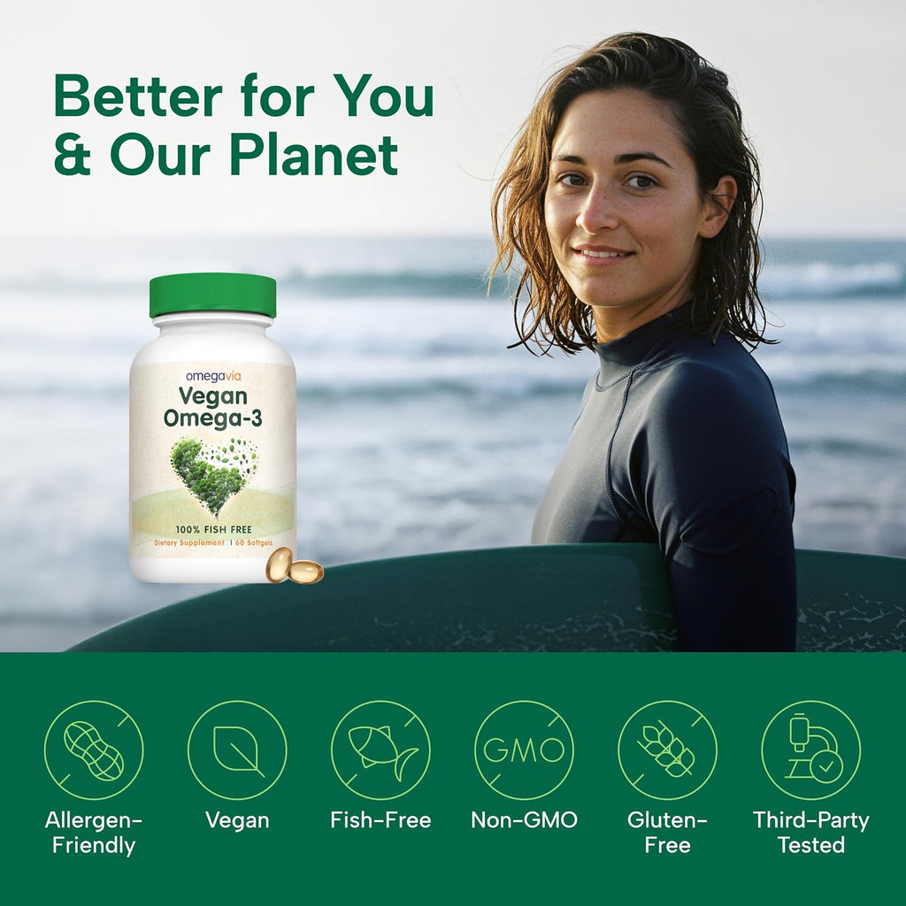 Plant-based fish oil for vegans