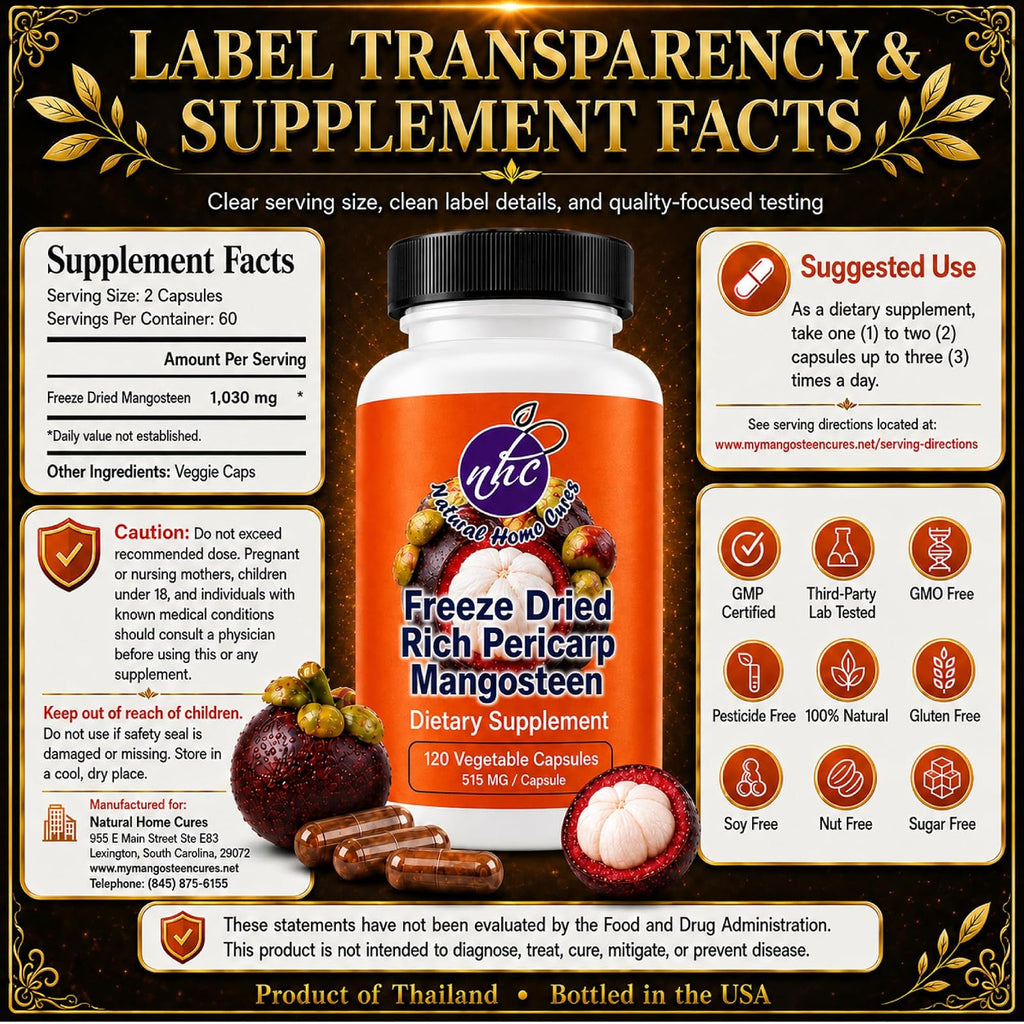 plant-based Garcinia Mangosteen benefits