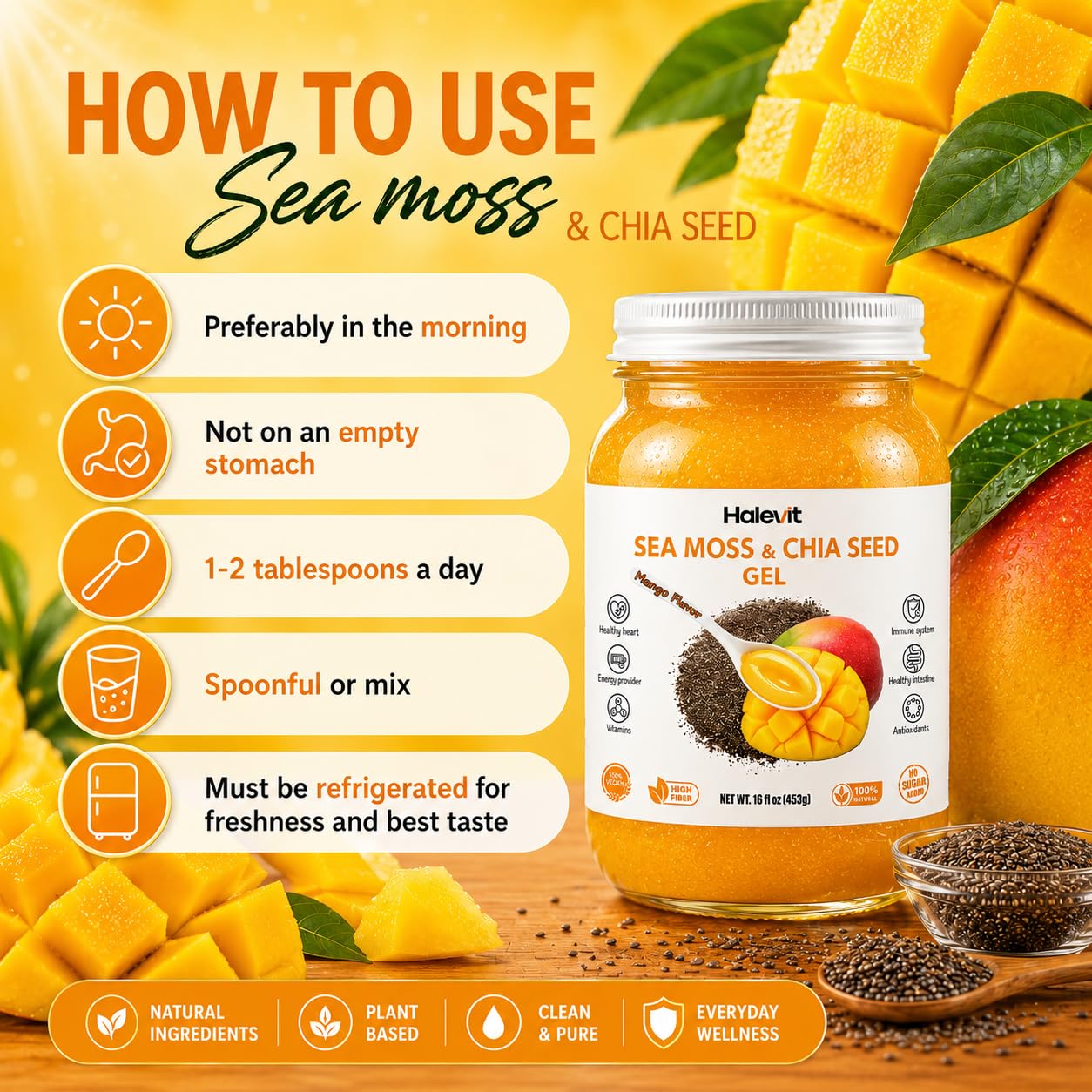 plant-based gel for smoothies