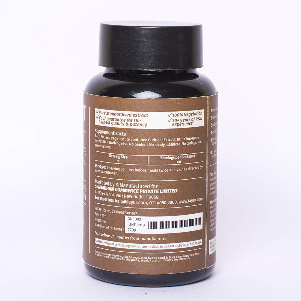 plant-based Giloy supplement for energy