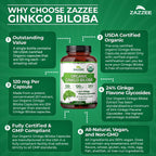plant-based Ginkgo Biloba capsules