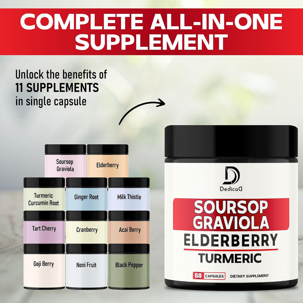 plant-based Graviola Soursop capsules